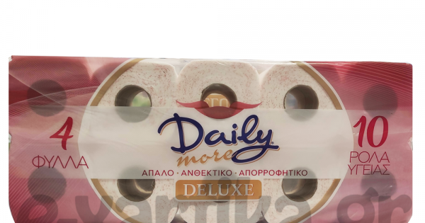 DAILY MORE DELUXE ΡΟΛΑ ΥΓΕΙΑΣ 82GR 4Φ 10ΑΡΙ
