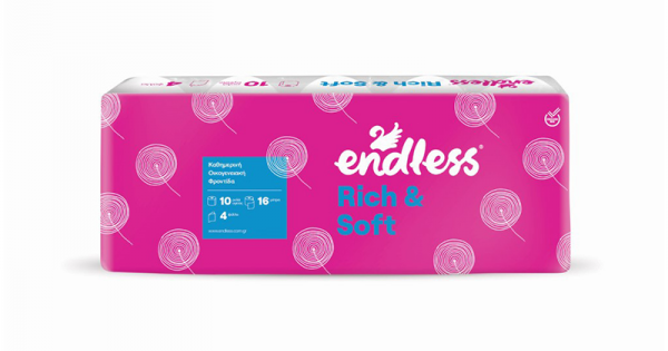 ENDLESS RICH & SOFT ΡΟΛΑ ΥΓΕΙΑΣ 105GR 4Φ 10ΑΡΙ