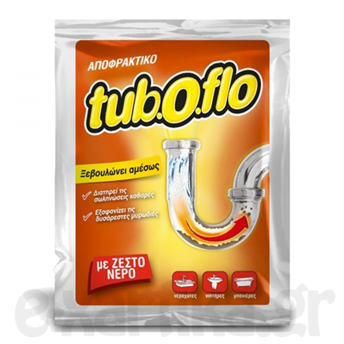 TUBOFLO ΑΠΟΦΡΑΚΤΙΚΗ ΣΚΟΝΗ ΓΙΑ ΖΕΣΤΟ ΝΕΡΟ 60GR